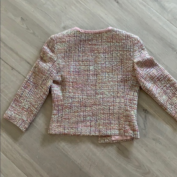 Express | Jackets & Coats | Express Pink Coco Tweed Jacket | Poshmark